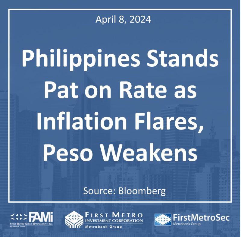 PH stands pat on rate as inflation flares, peso weakens - First Metro ... PH stands pat on rate as inflation flares, peso weakens - First Metro ...